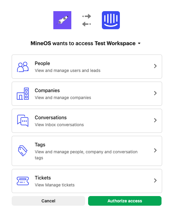 Intercom Integration 
